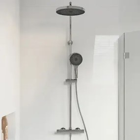 kielle Oudee - Sprchový set s termostatem | 26 cm | 3 proudy | chrom