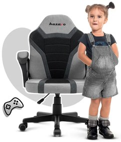 Dětská herní židle Ranger - 1.0 šedá mesh