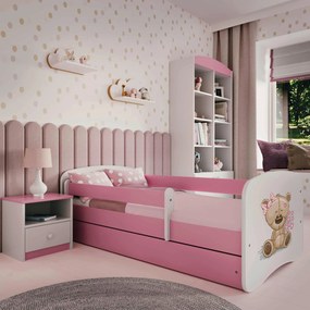 XXXLutz POSTEL PRO DĚTI A MLÁDEŽ 80/160 cm, bílá, pink MID.YOU - Dětské pokoje sestavy - 002142000260