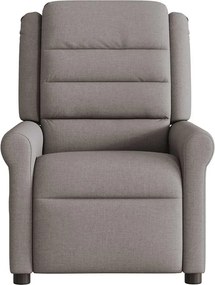 Elektrické masážní polohovací křeslo taupe textil 3303311