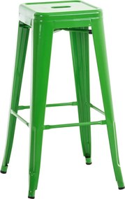 Kovová barová židle Josh Barva  Zelená