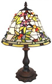 Stolní vitrážová lampa Tiffany Rijk – 31x47 cm