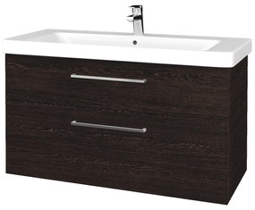 Dřevojas Koupelnová skříň Q MAX SZZ2 105 Varianta: D08 Wenge / Úchytka T04 / D08 Wenge