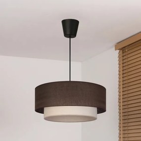 Brilagi - LED Lustr na lanku BOHO ECO 1xE27/10W/230V pr. 40 cm hnědá/krémová