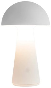 Bílá venkovní stolní lampa na USB Sam – Sirius