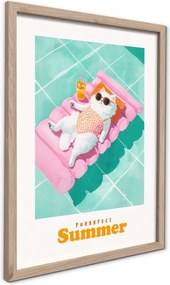 Tištěný obraz s rámem 30x40 cm Purrrfect – Styler