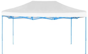 Skládací zahradní pavilon - 2,9x4,25m - bílá - pavilon