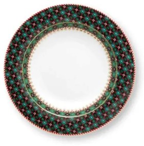Pip Studio Berry Blues hluboký talíř Ø21,5cm, zelený