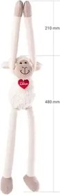 Lumpin Ovečka Olivia-Hug me 70cm bílá / od 0+ roku