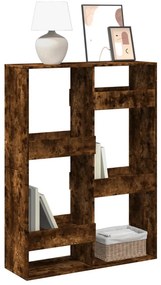 Knihovna kouřový dub 100 x 33 x 135 cm kompozitní dřevo 3309388