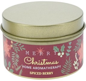 Sada vánočních svíček Merry Christmas Spiced berry/Velvet vanilla, 3 ks