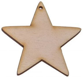 FK Dřevěná ozdoba (hvězda) - 5x5 cm