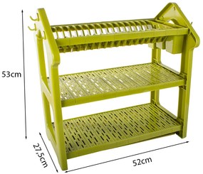 Verk Group Odkapávač na sušení nádobí 3 úrovně velký