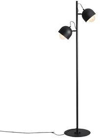 ALDEX Stojací skandinávská lampa BERYL, 2xE27, 60W, černá 976A1