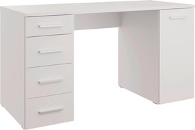 XXXLutz PSACÍ STŮL, bílá, 138/74/60 cm Xora - Kancelářské stoly - 002698004901
