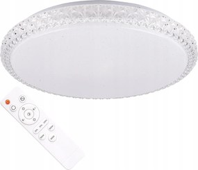 stropní svítidlo Led Stropní Svítidlo Svítidlo Křišťál Glamour 24W 40cm Dálkový Ovladač Irina