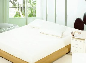 Bavlněné prostěradla na postele bílé barvy