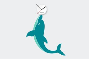 Clocker Nalepovací hodiny Dolphin Barva ciferníku: Bílá