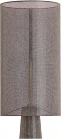 Hnědá stojací lampa s textilním stínidlem (výška 180 cm) Micky – Light &amp; Living
