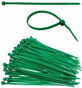 Rollmarket Stahovací pásky 100x3,6mm 100ks Zelené