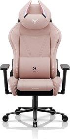 Růžová látková herní židle X-Horn 2.0 Rainbow Pink, Normal