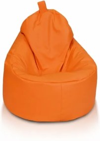 Sedací vak ECOPUF - YOKO - ekokůže E4 - Oranžová