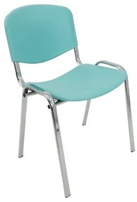 Konferenční plastová židle ISO CHROM Béžová