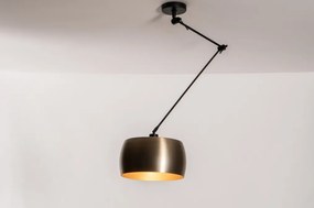 Závěsné designové svítidlo nad stůl Snap Light Bond Gold and Black