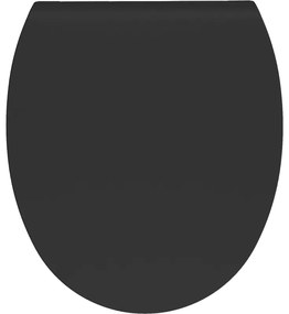 Mexen, Mexen Egg deska wolnoopadające slim, duroplast, czarna mat - 39243085