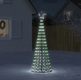 vidaXL Vánoční stromek kužel 275 ch LED diod 180 cm [358065] Barva: Studená bílá