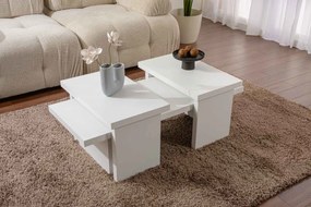 Designový konferenční stolek Xanthe 110 cm bílý