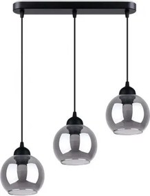Závěsné svítidlo SOLLUX ALINO 3 černé E27 3x60W bez žárovky SL.1142