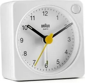 Braun BC02X bílý / Klasický budík / 1x AA baterie
