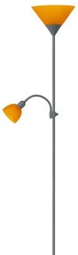 RABALUX Podlahová stojací lampa ACTION, oranžová 004026