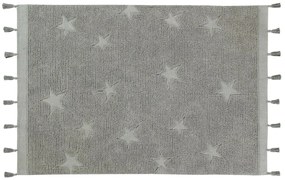Lorena Canals bavlněný koberec hvězdičky - šedý Hippy Stars