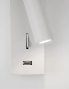 Moderní nástěnné svítidlo Fuse 6 bílé