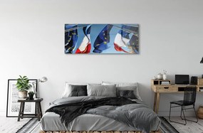 akrylový obraz flags 120x60 cm