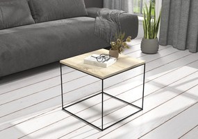 ADRK Furniture Konferenční stolek ELENA 50x50 CT-ELE-B-S