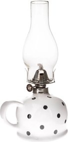 Keramická petrolejová lampa (výška 28 cm) – Dakls