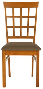 Kondela Židle, třešeň /béžovohnedá, GRID NEW