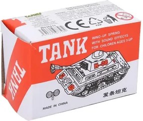 WIKY Tank kovový na klíček / Natahovací hračka / Kov / 6 cm / V krabic