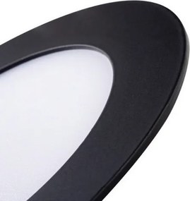 Podhledové LED svítidlo Kanlux ROUNDA V2LED 6W-WW-B teplá bílá 33562
