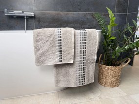 Jahu colection Froté ručník Darwin 450g - Světle šedý 50x100