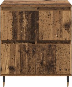 Úložná skříňka 3 ks Staré dřevo 60 x 35 x 70 cm 3394509