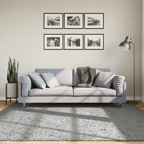 vidaXL Koberec s vysokým vlasem moderní 200x200 cm [375282] Barva: Šedá