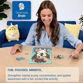 RAVENSBURGER Puzzle se stojánkem Corgi / 100 dílků / od 10 let