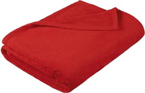 Bellatex Přikrývka Korall micro Červená 100x150 cm