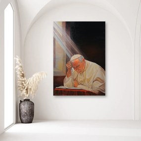 Obraz na plátně Papež Jan Pavel II. - 80x120 cm