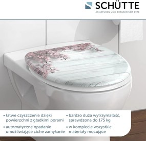 Eisl Sanitär WC prkénko Duroplast Soft Close Flowers and Wood 82197