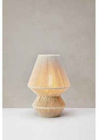 Stolní lampa v přírodní barvě s textilním stínidlem (výška 34 cm) Razzo – Markslöjd